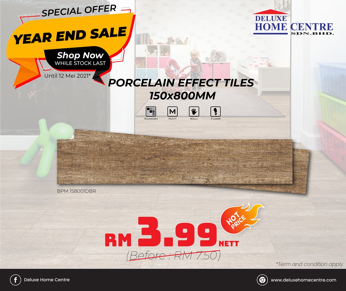 Promotion - Ceramic Tiles in Malaysia | Deluxe Ceramic Tiles Malaysia